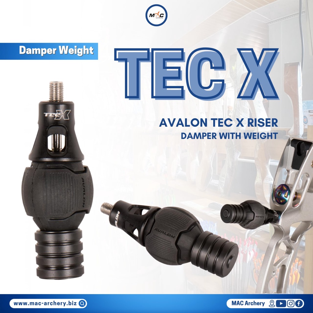 Avalon Tec X Damper Weight Panahan - MAC Archery - Toko Alat Panahan ...