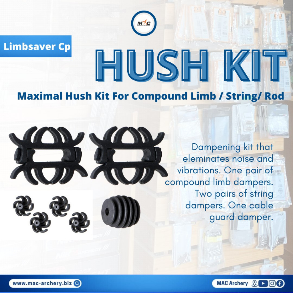 Damper Maximal Hush Kit For Compound Limb / String/ Rod - MAC Archery ...