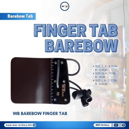 FINGERTAB BAREBOW WB - MAC Archery - Toko Alat Panahan Terlengkap